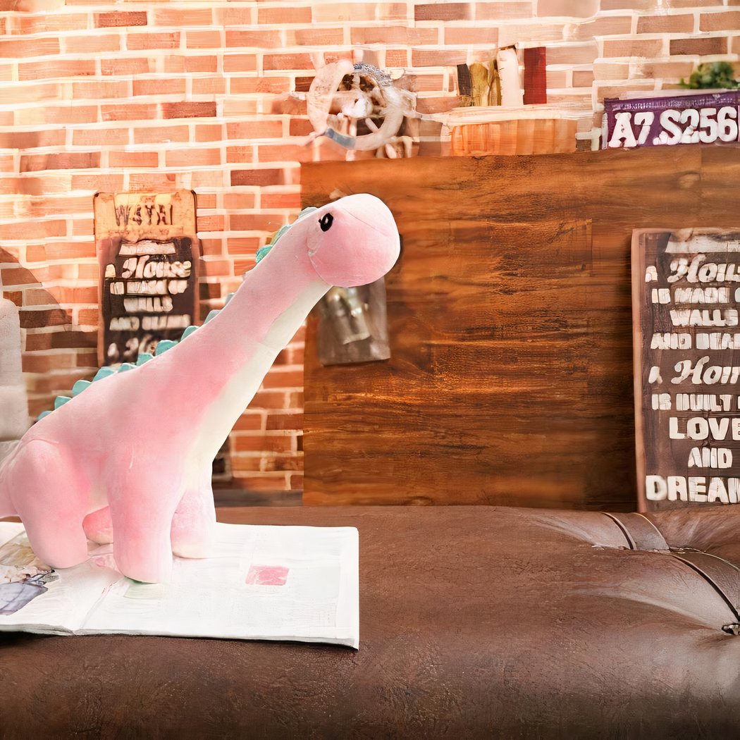 Peluche dinosaure rose • Ma Peluche