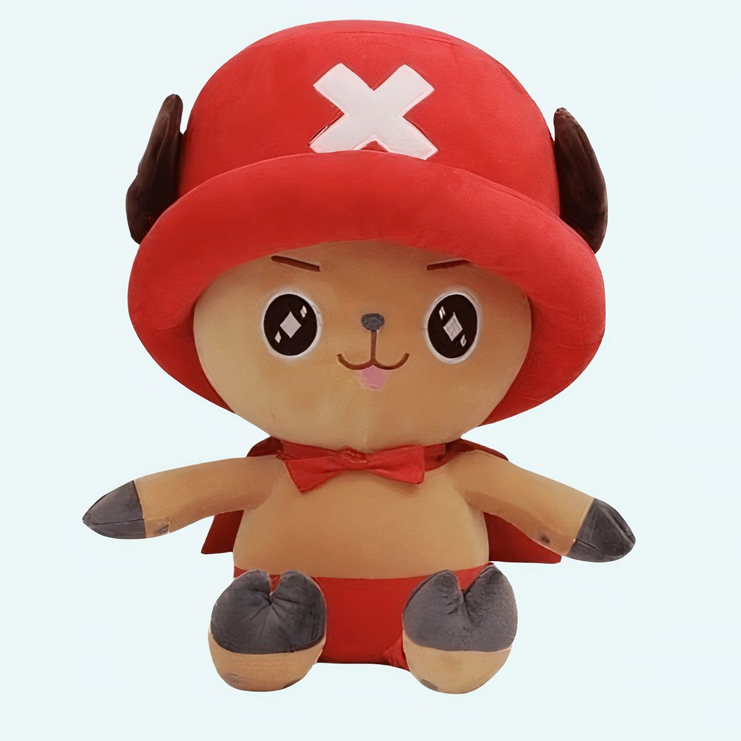 Peluche Tony Chopper One piece mignon rouge • Ma Peluche