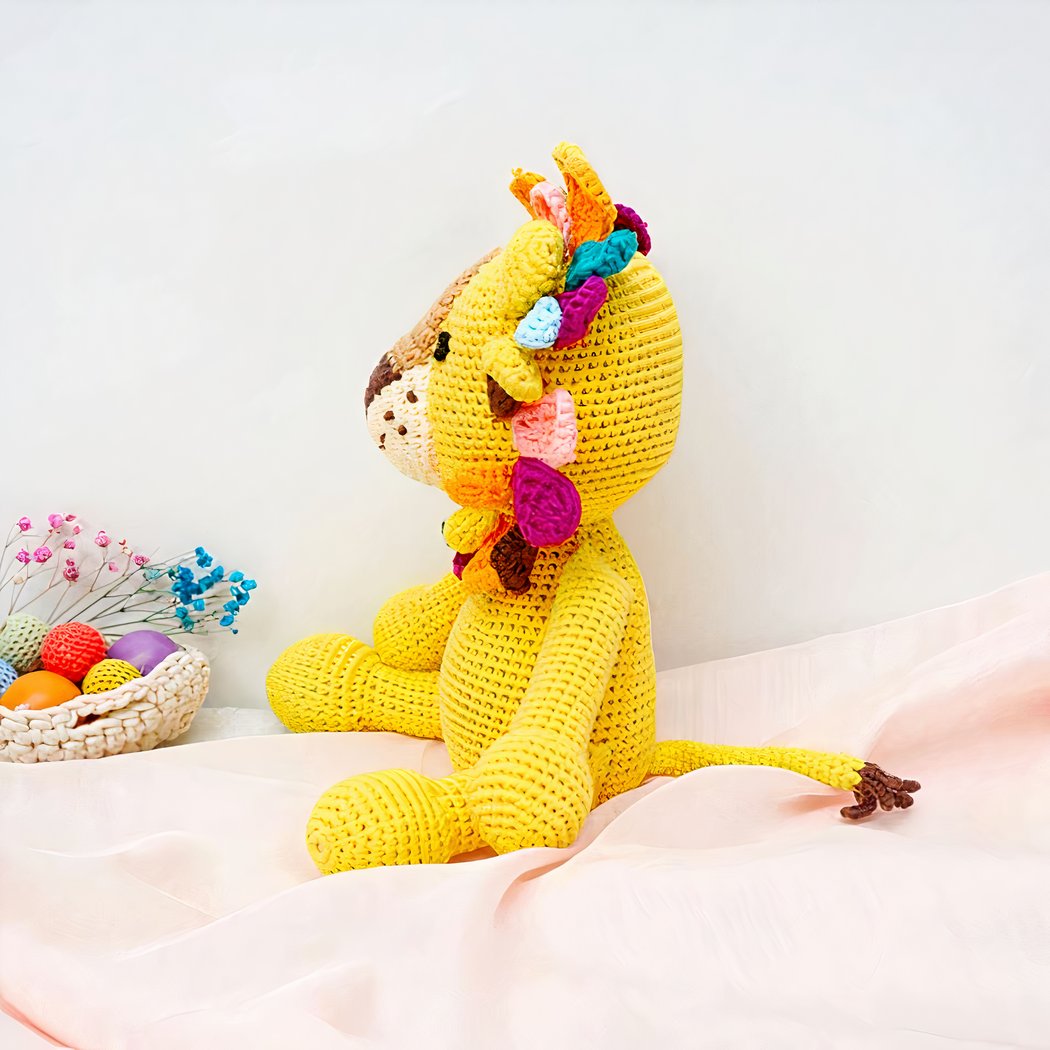 Peluche Tricot Lion • Ma Peluche