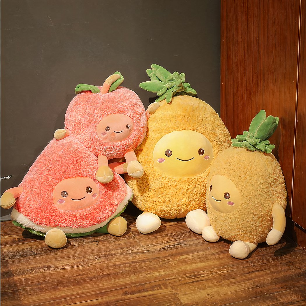 Peluche douce en forme de fruit ananas • Ma Peluche