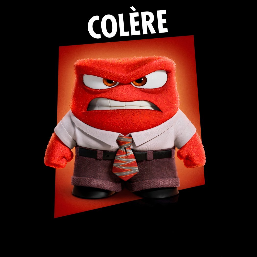 Peluche Vice Versa 2 du personnage Colère • Ma Peluche
