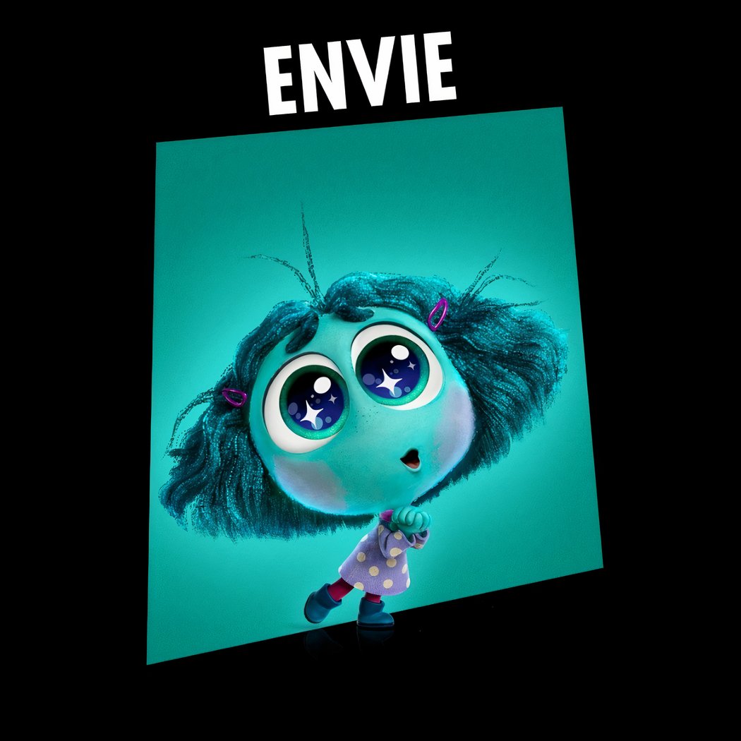 Peluche Vice Versa 2 du personnage Envie • Ma Peluche