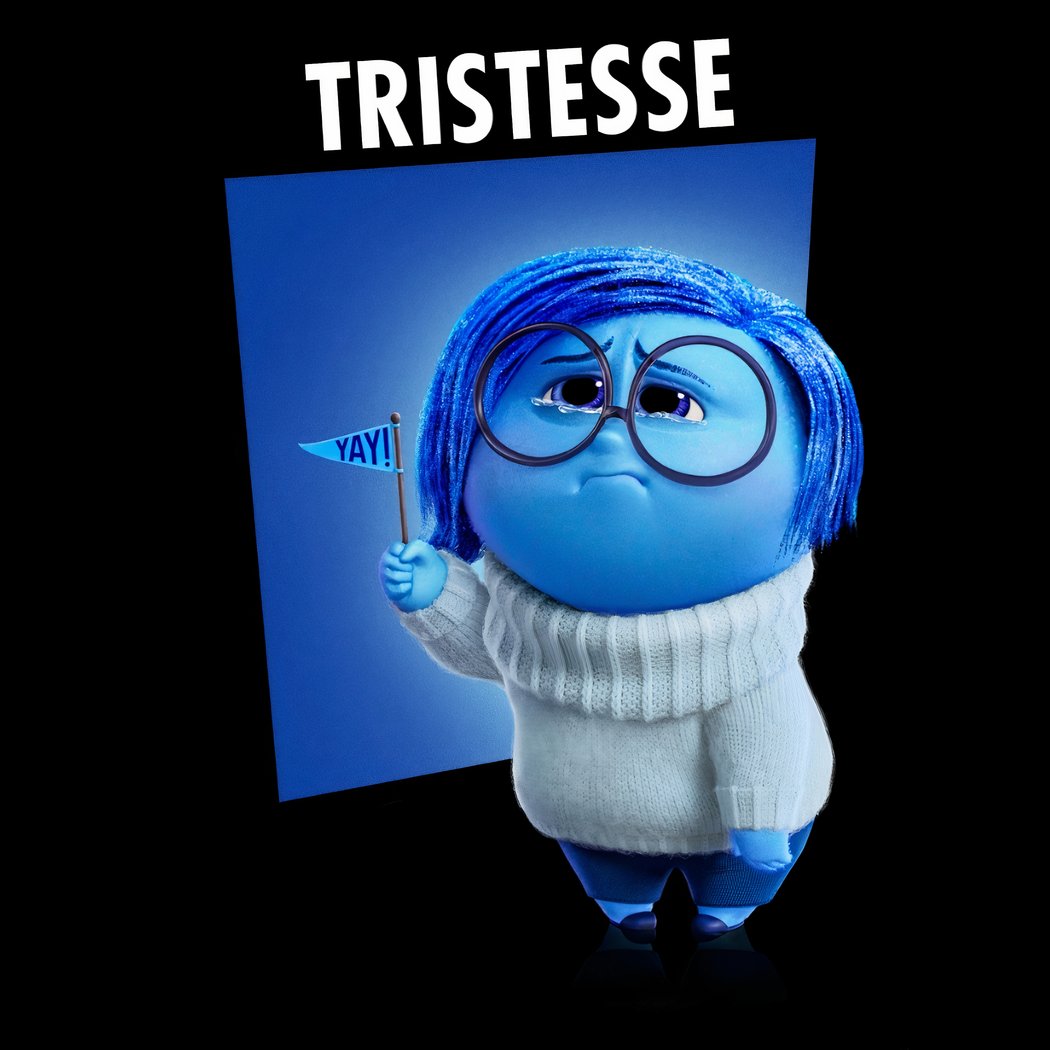 Peluche Vice Versa 2 du personnage Tristesse • Ma Peluche
